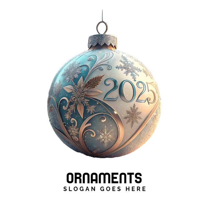 Plantilla de Christmas Ornament Logo | PosterMyWall