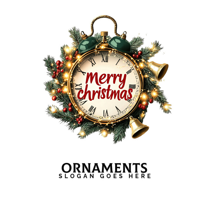 Christmas Ornaments Logo Template | PosterMyWall