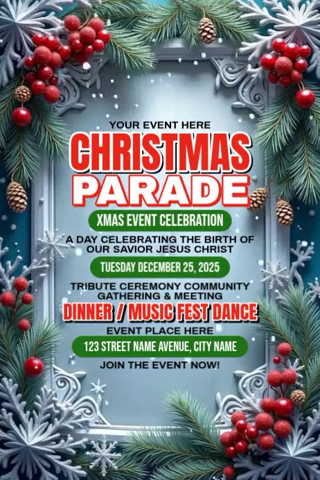 Christmas Parade Template | PosterMyWall