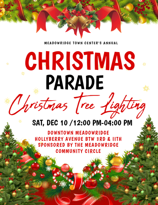 Plantilla de Christmas Parade Flyer | PosterMyWall