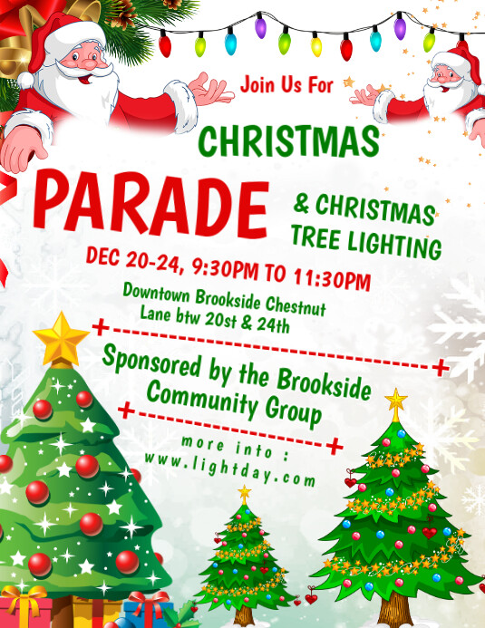 Copy of Christmas Parade Flyer | PosterMyWall