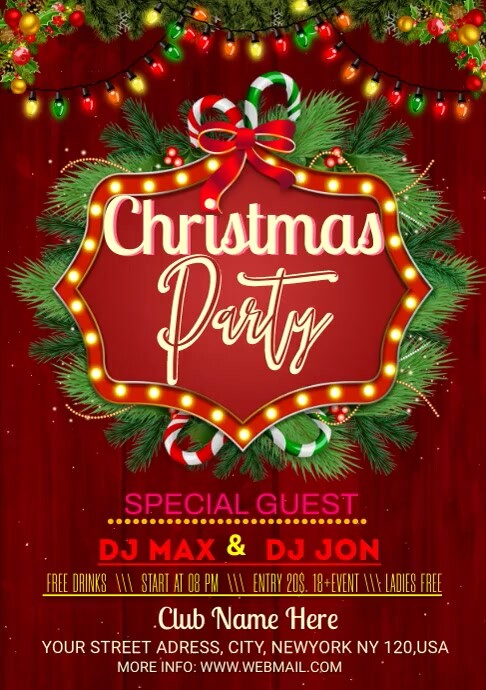 Christmas PARTY (1) Template | PosterMyWall
