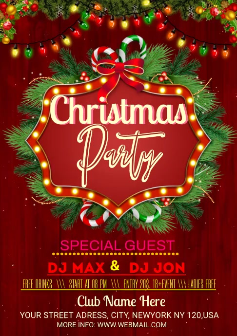 Christmas PARTY (1) Template | PosterMyWall
