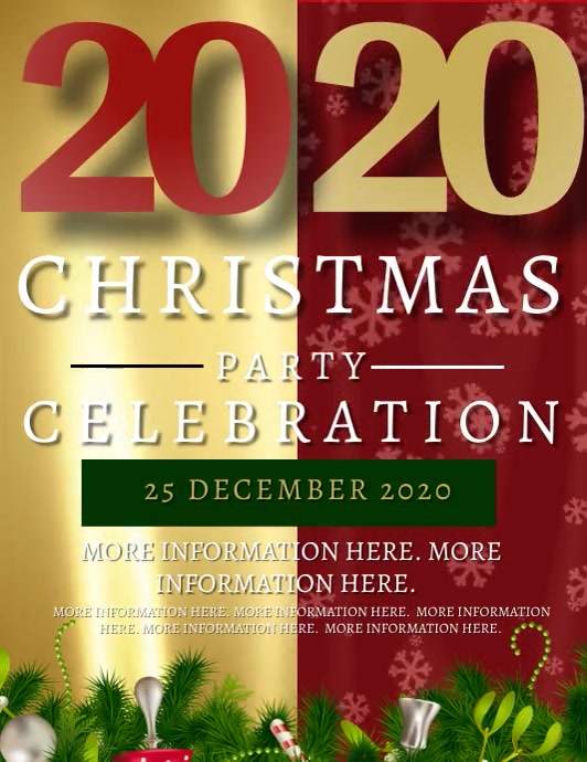 Christmas PARTY ad template | PosterMyWall