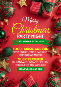 Christmas Party Ads Template | PosterMyWall