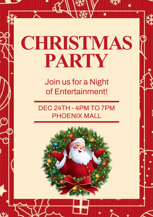 Copy of Christmas Party Ads | PosterMyWall