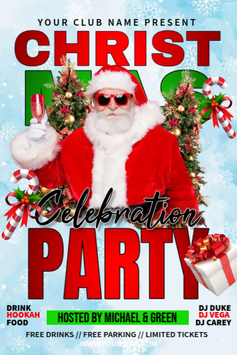 Christmas Party Ads Template | PosterMyWall