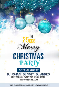 Christmas Party Flyer Template | PosterMyWall