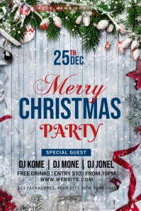 Christmas party Flyer Template | PosterMyWall