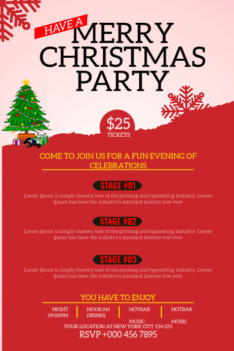 Christmas Party Banner Template | PosterMyWall