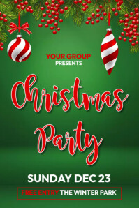 Xmas Party Celebration Template | PosterMyWall