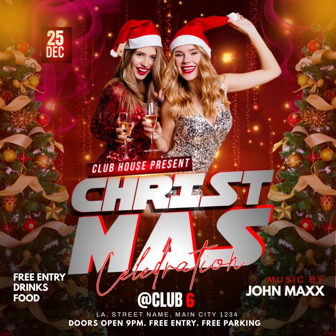 christmas party Template | PosterMyWall