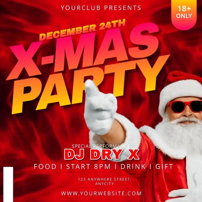 Christmas Party Template | PosterMyWall