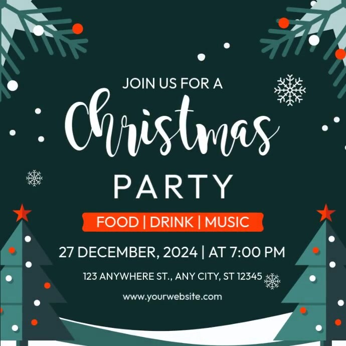 Christmas Party Template | PosterMyWall