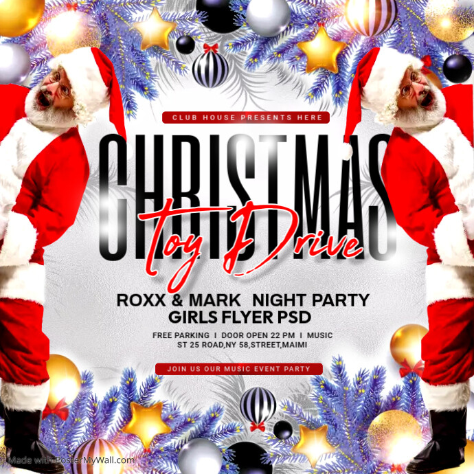 CHRISTMAS PARTY Template | PosterMyWall