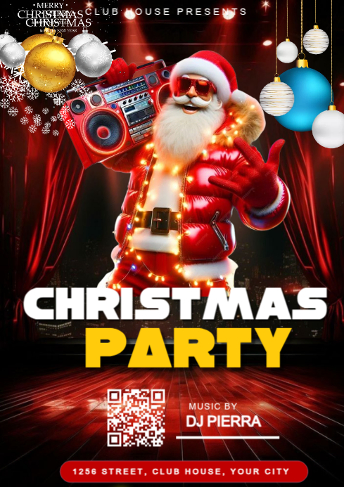 Christmas party Template | PosterMyWall