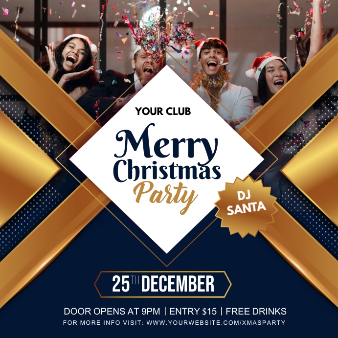 christmas party Template | PosterMyWall