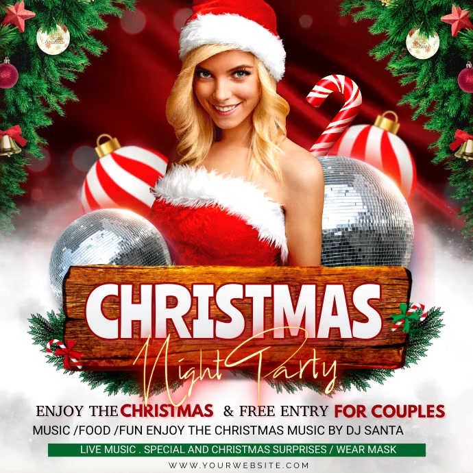 Christmas party Template | PosterMyWall