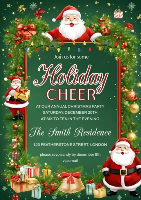 Christmas Party Template | PosterMyWall