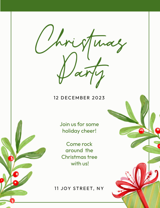 Christmas Party Template | PosterMyWall