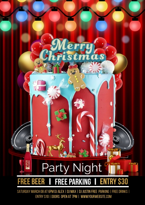 Christmas party Template | PosterMyWall