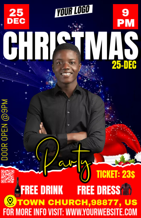 christmas party Template | PosterMyWall