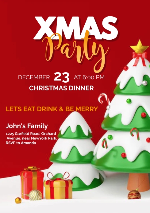 Christmas Party Template | PosterMyWall