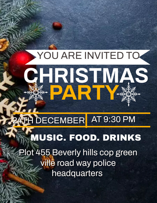 Christmas Party Template | PosterMyWall
