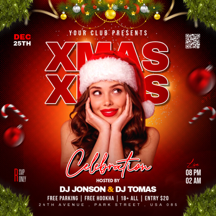 Christmas Party Template | PosterMyWall