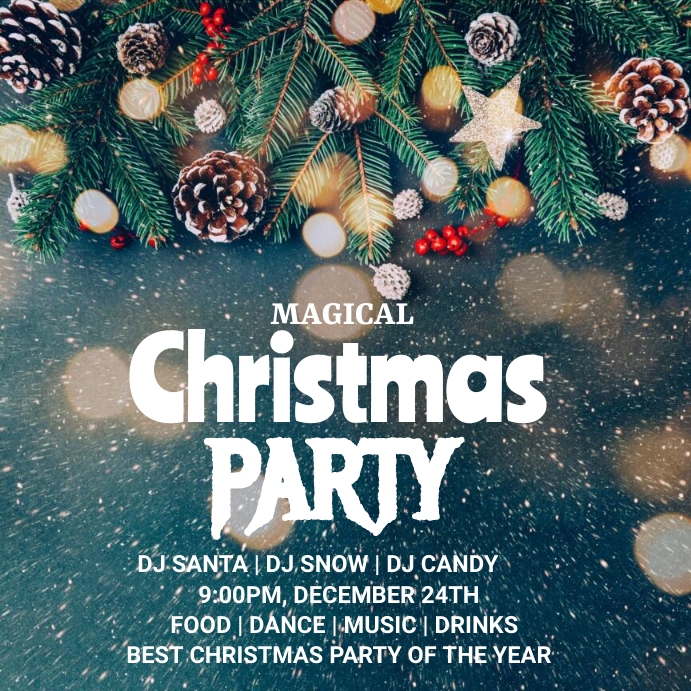 Christmas Party Template | PosterMyWall