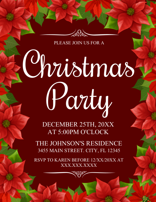 Copy of Christmas party | PosterMyWall