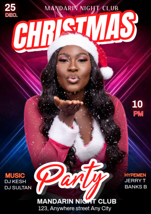 Christmas party Template | PosterMyWall