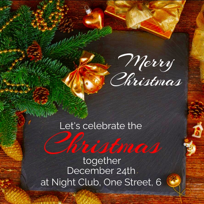 Christmas Party Template | PosterMyWall