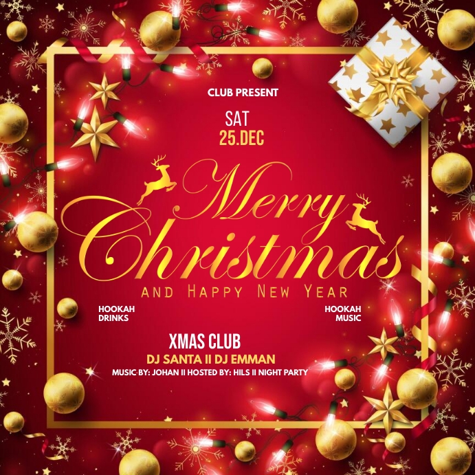 Christmas Party Template | PosterMyWall