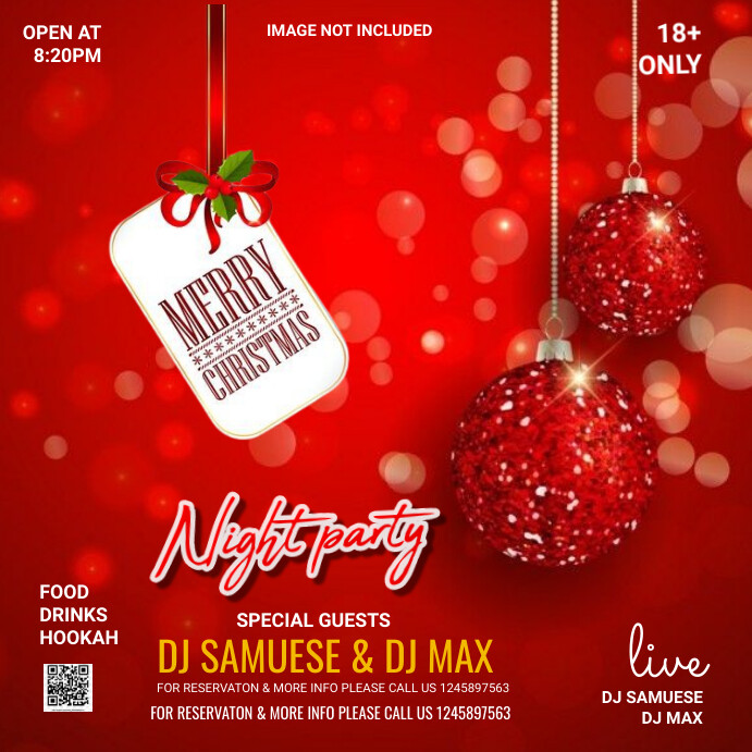 Christmas party Template | PosterMyWall