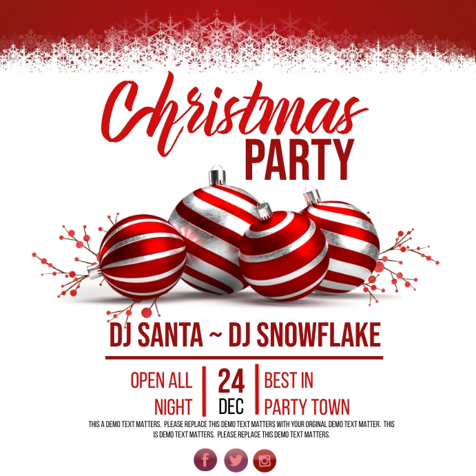 Copy of Christmas Party | PosterMyWall