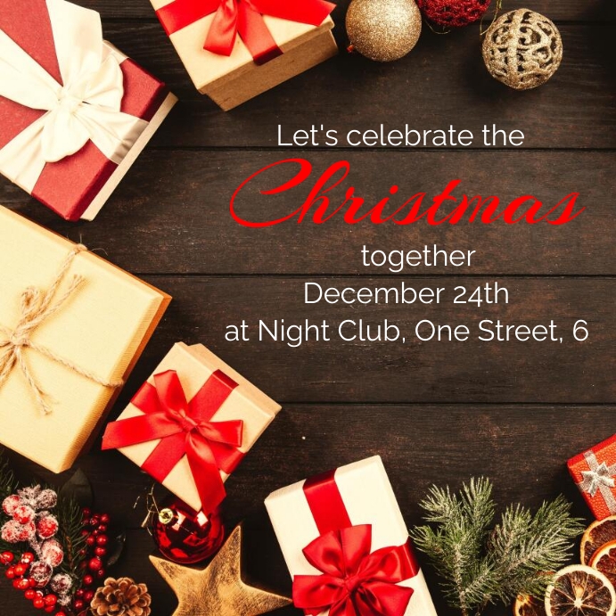 Christmas Party Template | PosterMyWall