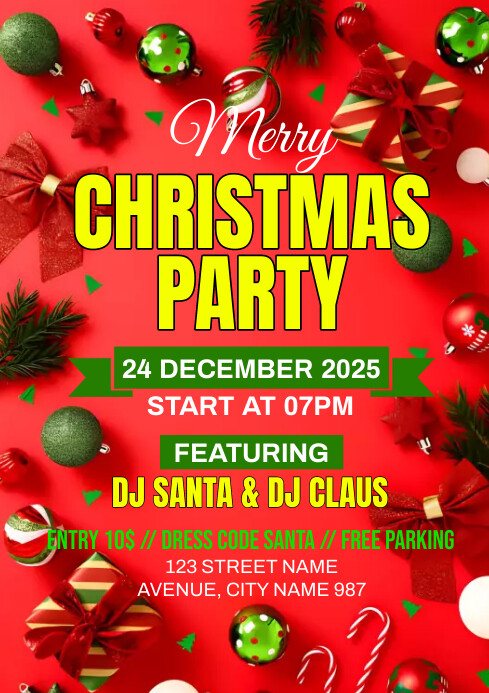 Christmas Party Template | PosterMyWall