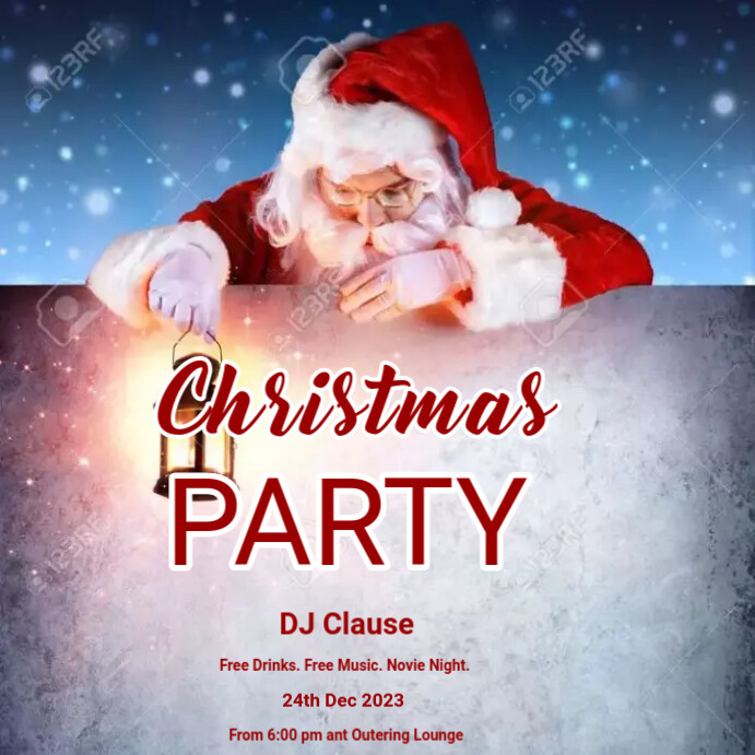 Christmas party Template | PosterMyWall
