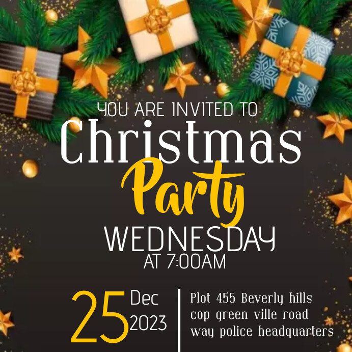 Christmas Party Template | PosterMyWall