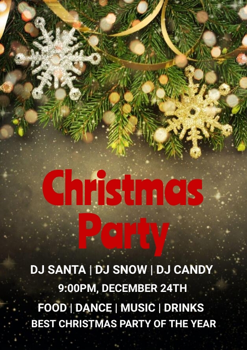 Christmas Party Template | PosterMyWall