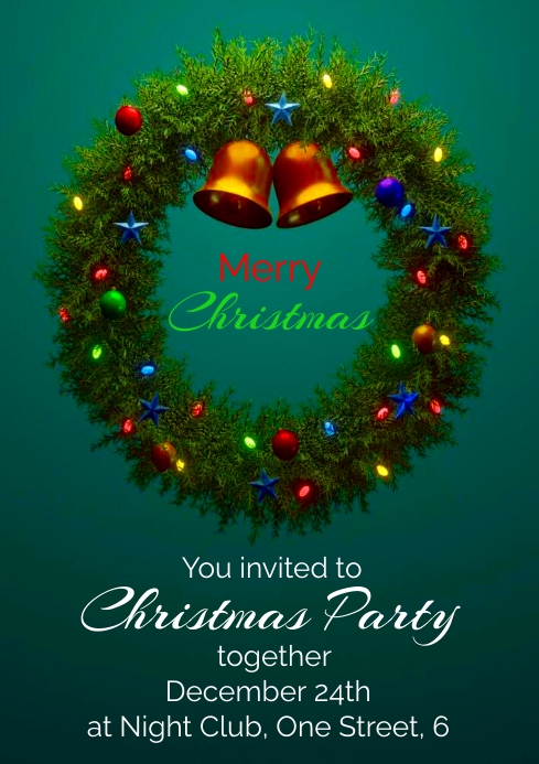 Christmas Party Template | PosterMyWall
