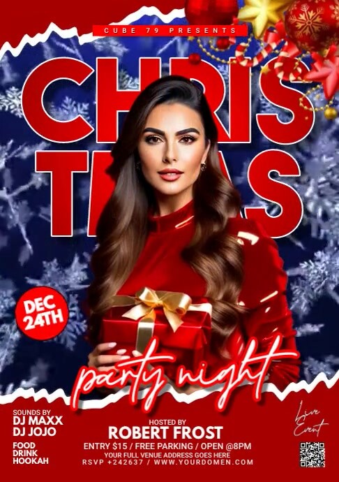 Christmas party Template | PosterMyWall