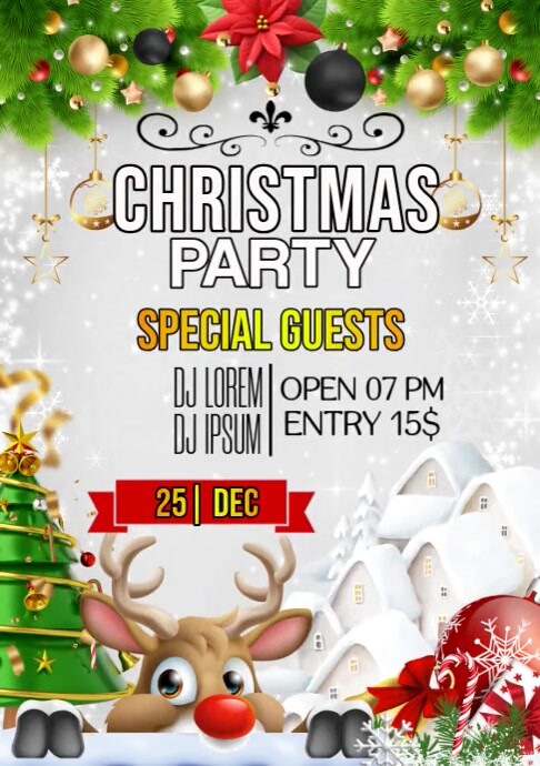 Christmas Party Template | PosterMyWall