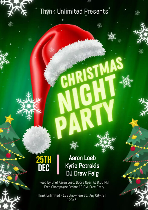 christmas party Template | PosterMyWall