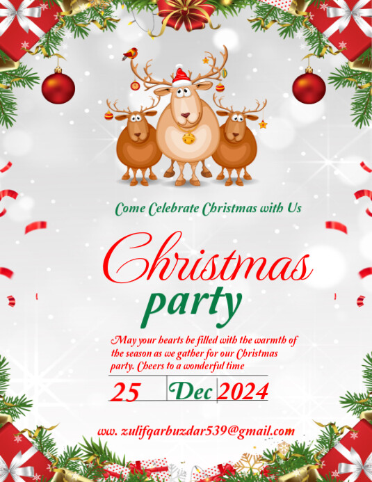 Christmas party Template | PosterMyWall