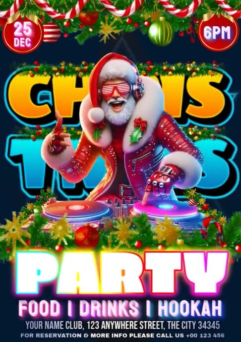 Christmas Party Template | PosterMyWall