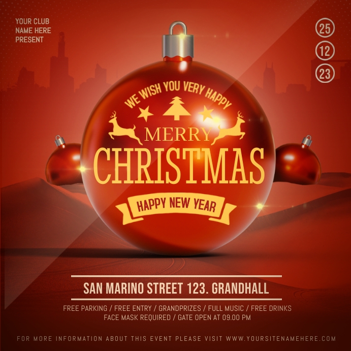 Christmas Party Template | PosterMyWall