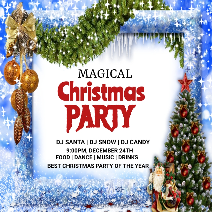 Christmas Party Template | PosterMyWall