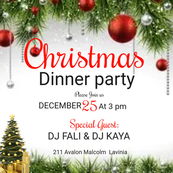 Christmas party Template | PosterMyWall